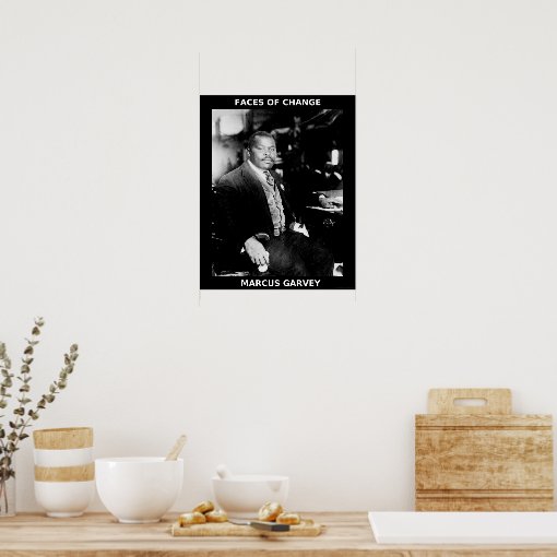 Black History Month Heroes - Marcus Garvey Poster | Zazzle