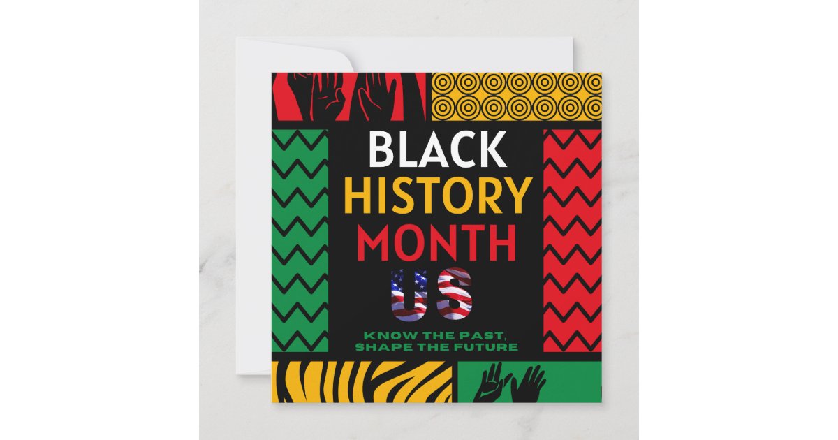 Black History Month Invitation | Zazzle