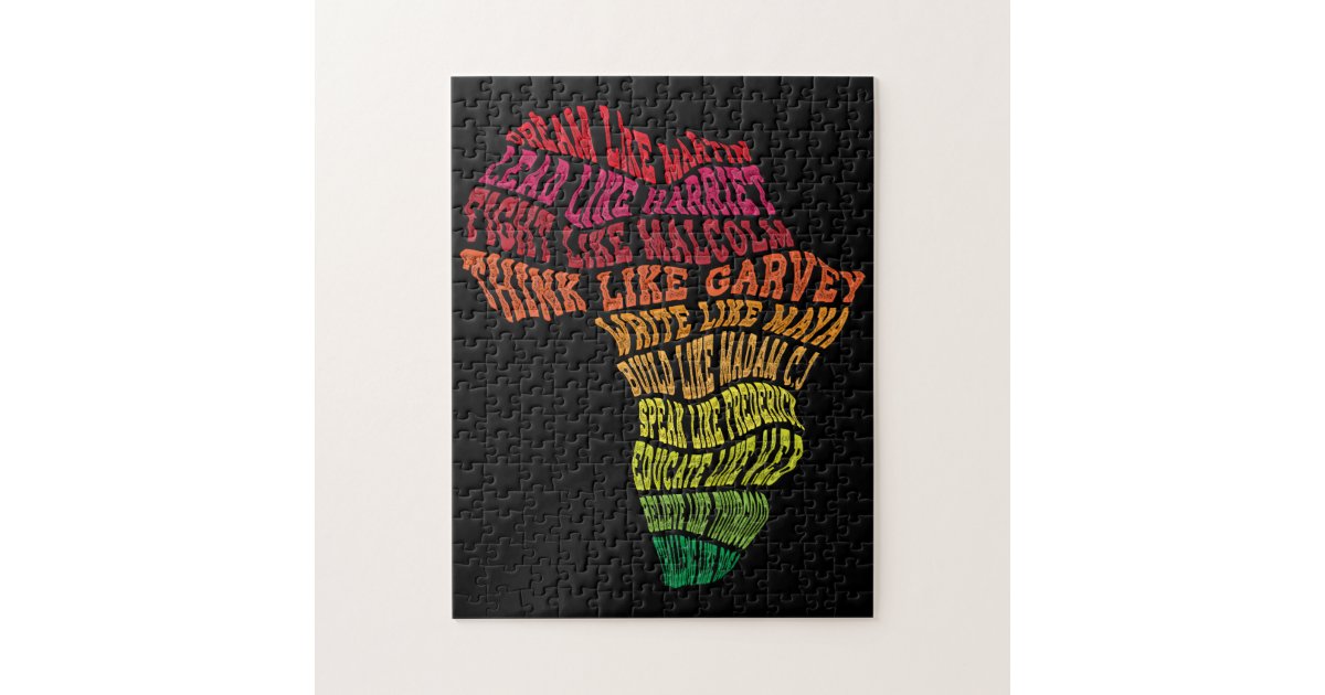 Black History Month Leaders Black History Month Jigsaw Puzzle | Zazzle