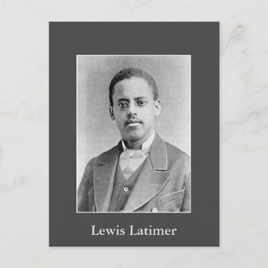 Black History Photograph of Inventor Lewis Latimer Postcard | Zazzle.com