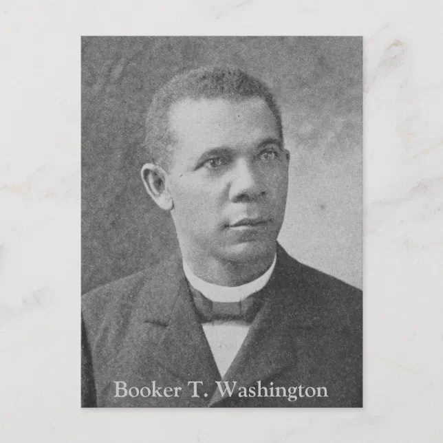 Black History Picture of Booker T. Washington Postcard | Zazzle