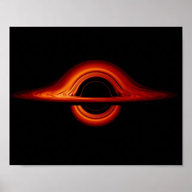 Black Hole Accretion Disk Poster | Zazzle