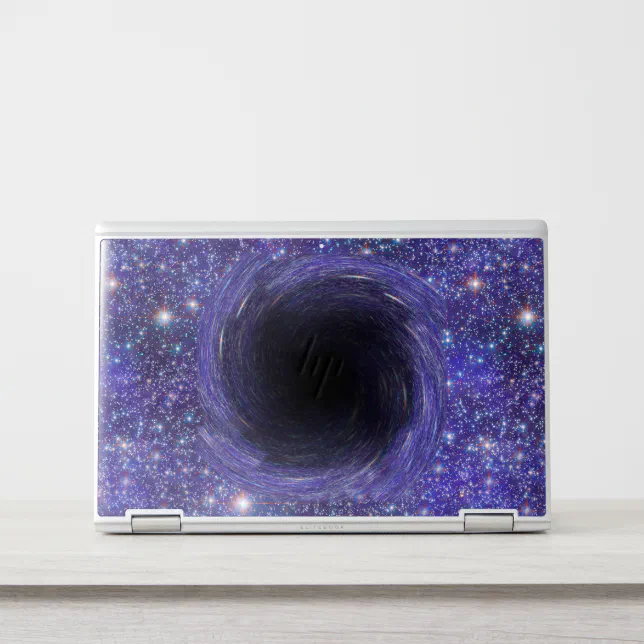 Black Hole Cool Cosmic Outer Space Galaxy Stars HP Laptop Skin | Zazzle