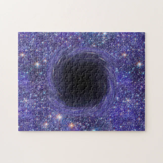 Black Hole Cool Cosmic Outer Space Galaxy Stars Jigsaw Puzzle | Zazzle