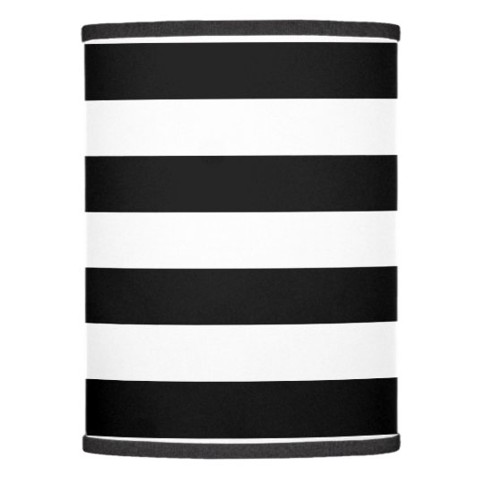 Black Horizontal Stripes Lamp Shade | Zazzle.com