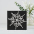 Black Ice Crystal Card | Zazzle