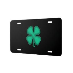 Black Irish aluminum car license plate | Zazzle