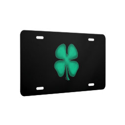 Black Irish aluminum car license plate | Zazzle