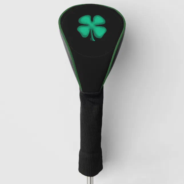 Black Irish golf club driver cover | Zazzle