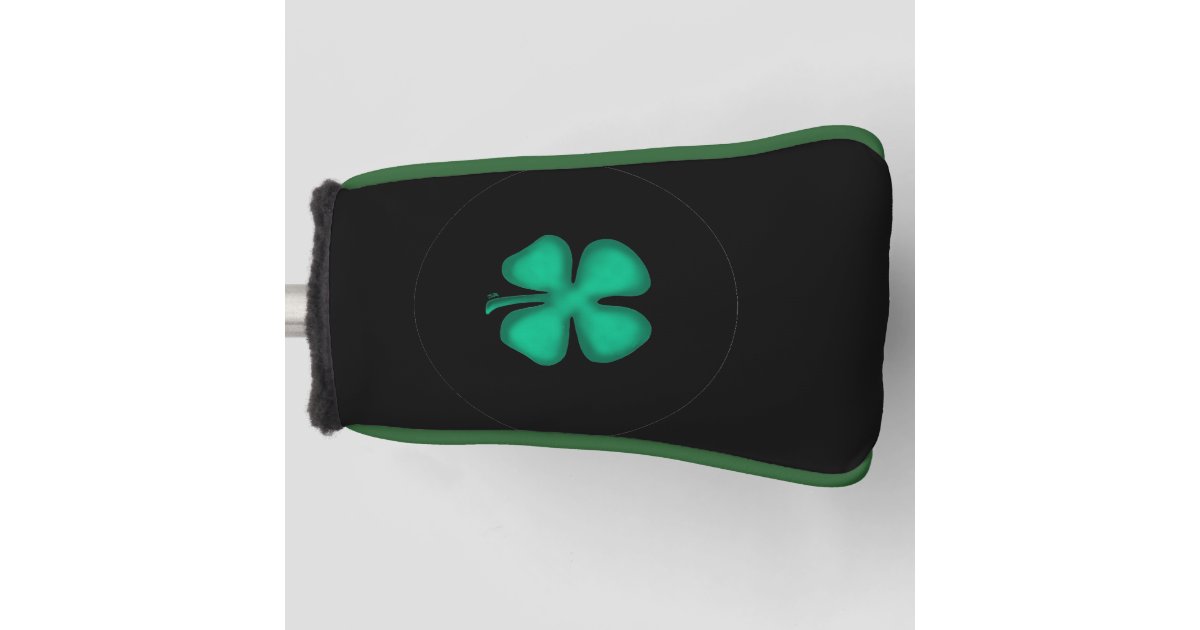 Black Irish golf putter cover | Zazzle