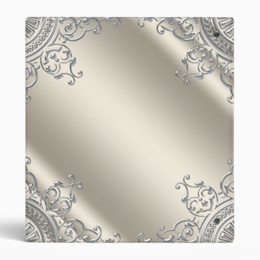 Black Ivory Wedding Guest Book Binder | Zazzle