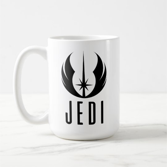 Black Jedi Symbol Coffee Mug | Zazzle.com
