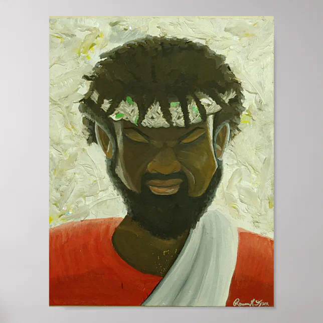 Black Jesus Returns Poster | Zazzle