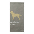 Black Lab and Yellow Lab Wedding with Custom Text Cloth Napkin | Zazzle
