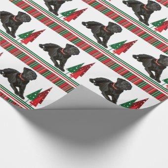 Black Lab Christmas Wrapping Paper | Zazzle