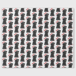 Black Lab Christmas Wrapping Paper | Zazzle