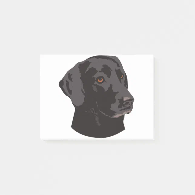 Black Lab dog Post-it Notes | Zazzle
