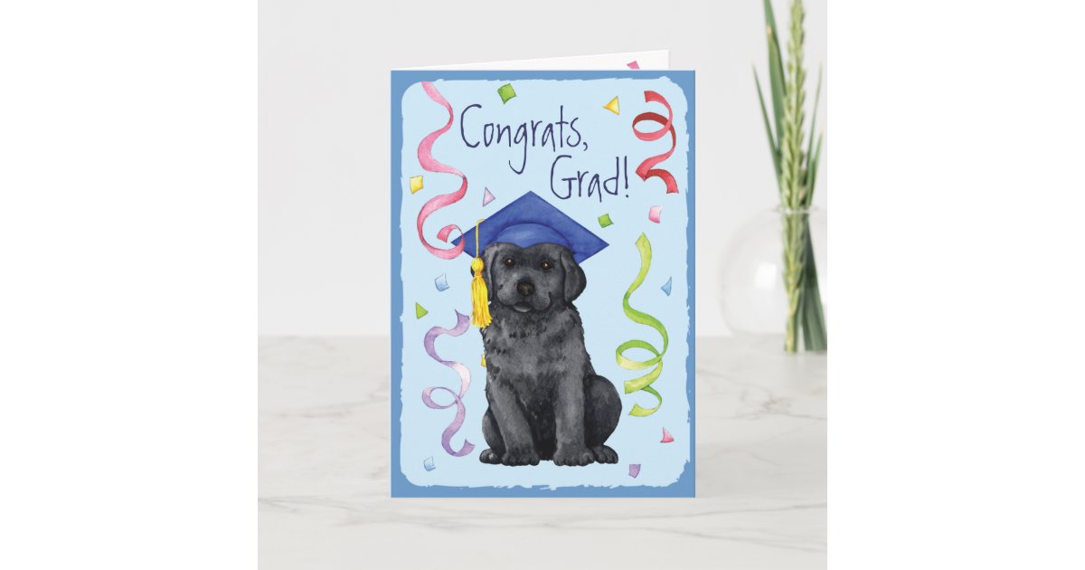 Black Lab Graduate Card | Zazzle