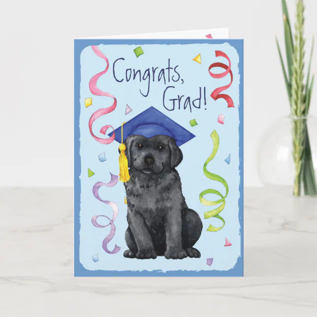 Black Lab Graduate Card | Zazzle