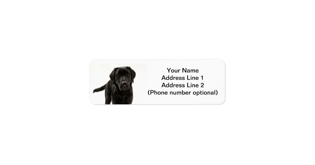 black lab label | Zazzle