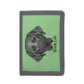 Black Lab Labrador Retriever Dog Wallet | Zazzle