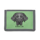 Black Lab Labrador Retriever Dog Wallet | Zazzle