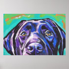 Friends - Black Lab Poster | Zazzle.com