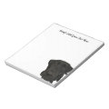 Black Lab Notepad | Zazzle