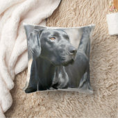 Black Lab Pillow | Zazzle