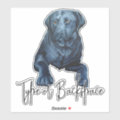 Black Lab Stickers Custom Labrador Dog Decals | Zazzle