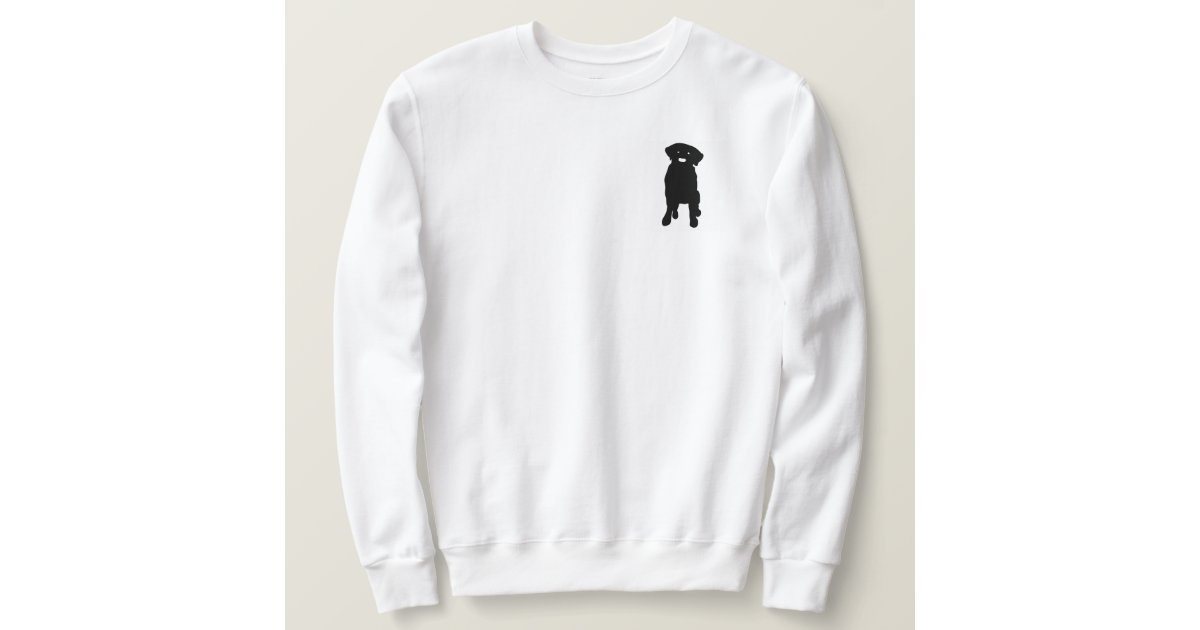 Black lab sweatshirt | Zazzle