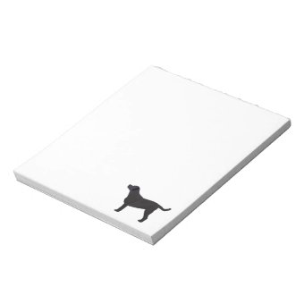 Black Lab Templates Ready to Customize Notepad | Zazzle