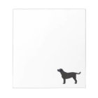 Black Lab Templates Ready to Customize Notepad | Zazzle