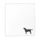 Black Lab Templates Ready to Customize Notepad | Zazzle