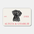 Black lab watercolor Wedding Matchbox Favors Matchboxes | Zazzle