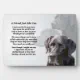 Black Labrador Friend Poem Plaque | Zazzle