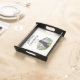 Black Labrador Lake House Serving Tray | Zazzle