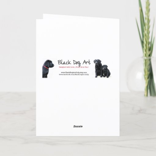 Black Labrador Puppy - Happy Birthday Card | Zazzle