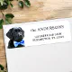 Black Labrador Puppy Return Address Label | Zazzle
