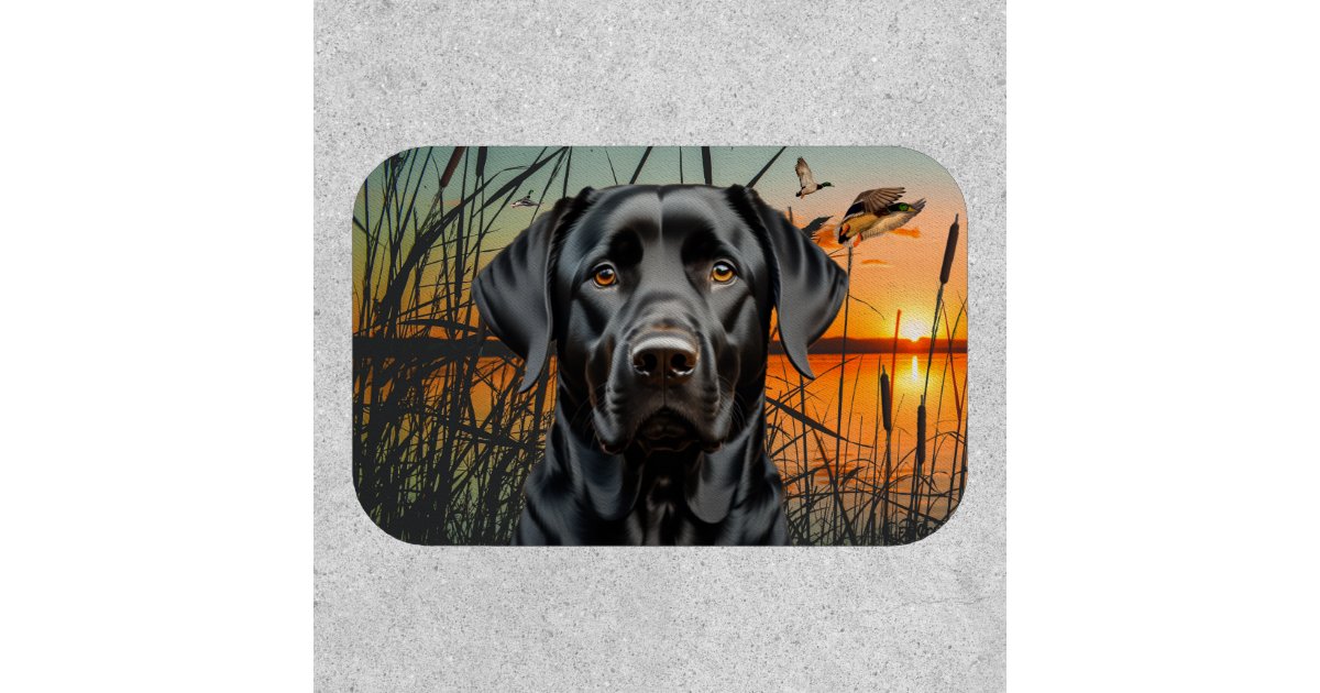 Black Labrador Retriever Patch | Zazzle