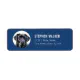 Black Labrador Retriever Return Address Labels | Zazzle