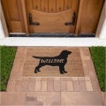 Black Labrador Retriever - Welcome - Black Lab Doormat | Zazzle