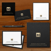 Black Leather Print Trust Document Binder | Zazzle