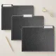 Black Leather Texture & Stitching File Folder | Zazzle