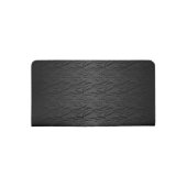 Black Leather Texture with Gold Accents Checkbook Cover | Zazzle