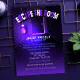 Black Light Escape the Room Invitation | Zazzle