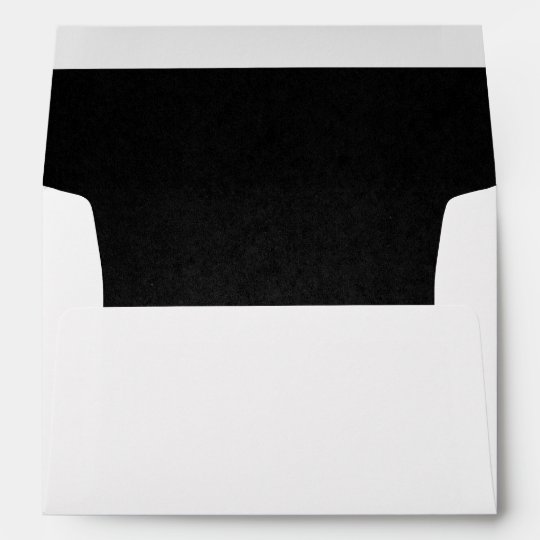 Black Lined Envelope | Zazzle.com