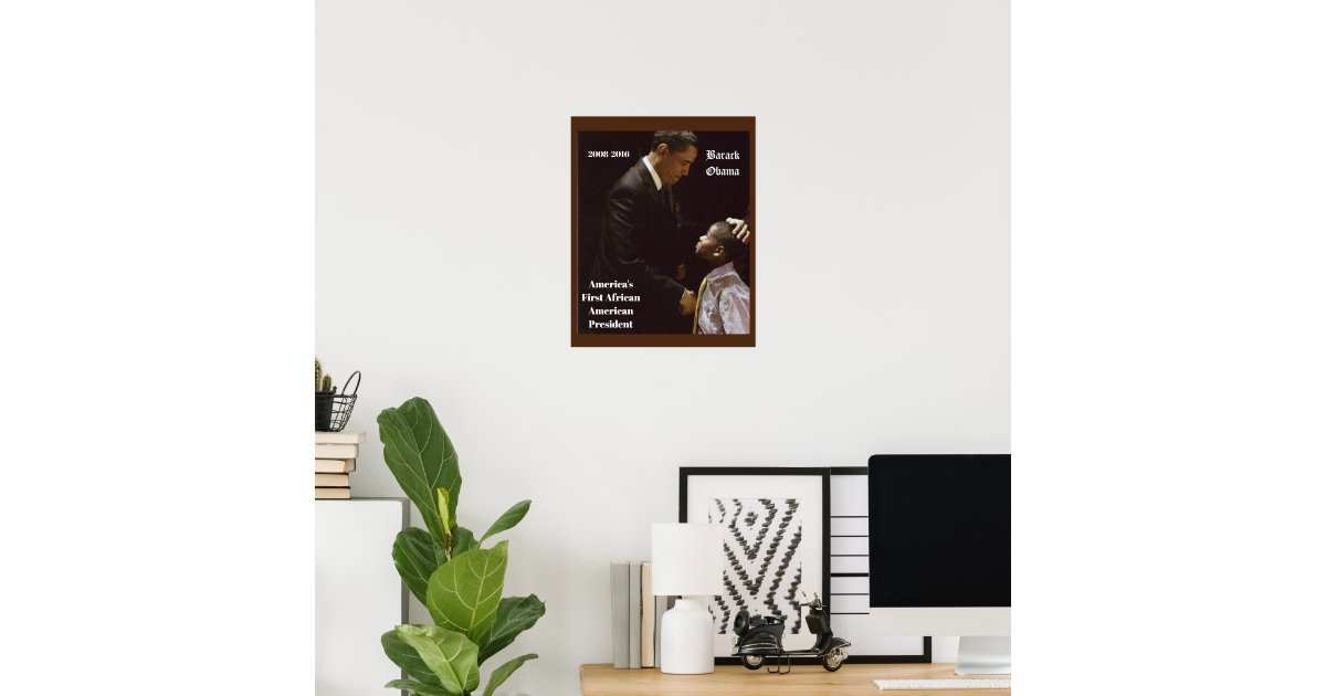 BLACK LIVES MATTER BARACK OBAMA POSTER | Zazzle