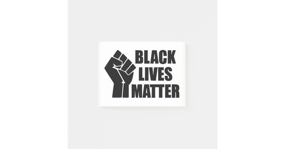 Black Lives Matter - BLM Logo Post-it Notes | Zazzle