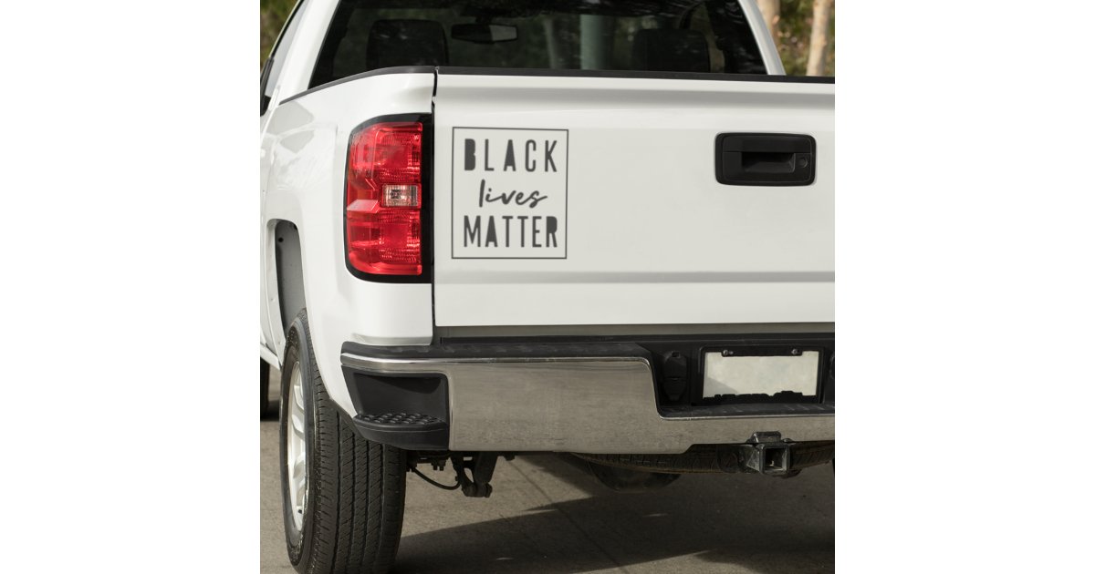 Black Lives Matter | BLM Race Equality Car Bumper Sticker | Zazzle